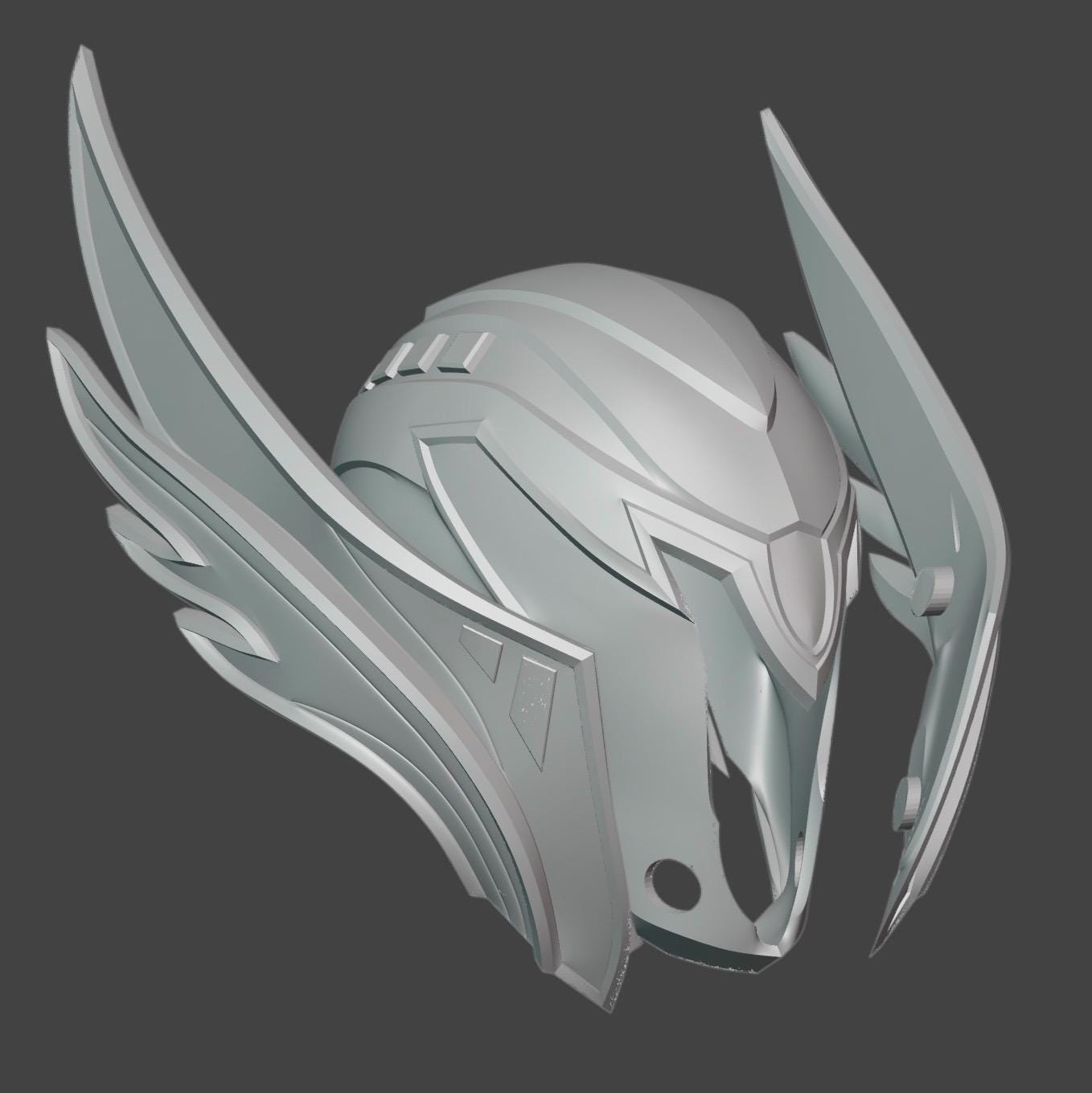 Hawk's Fury Hood Helmet Stl (3D Print File) - Etsy
