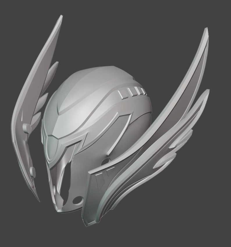 Hawk's Fury Hood Helmet Stl (3D Print File) - Etsy