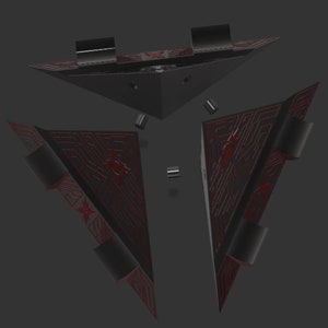 Triple Lightsaber Sith Temple Table Stand Display (3D Print File) - Etsy