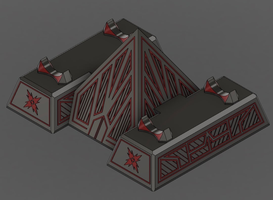 Dual Lightsaber Sith Temple Table Stand Display 3D Print File - Etsy