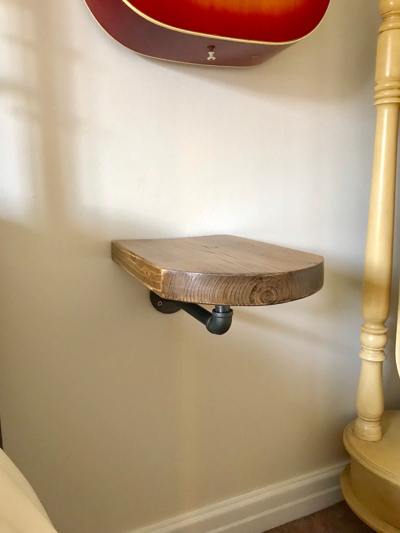 Bedside Table Handmade Small Table Wall Hung Table Shelf - Etsy