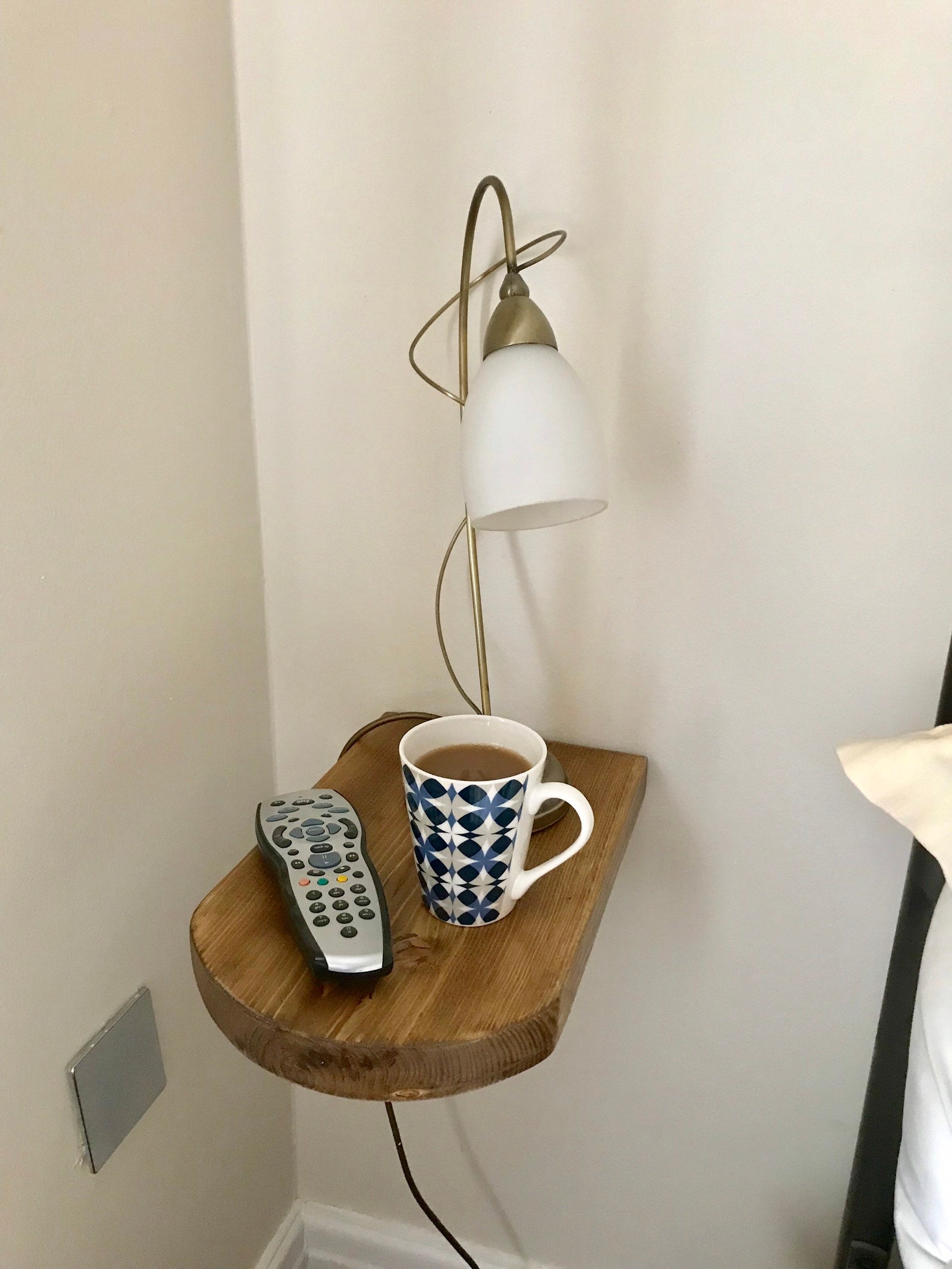 Bedside Table Handmade Small Table Wall Hung Table Shelf - Etsy