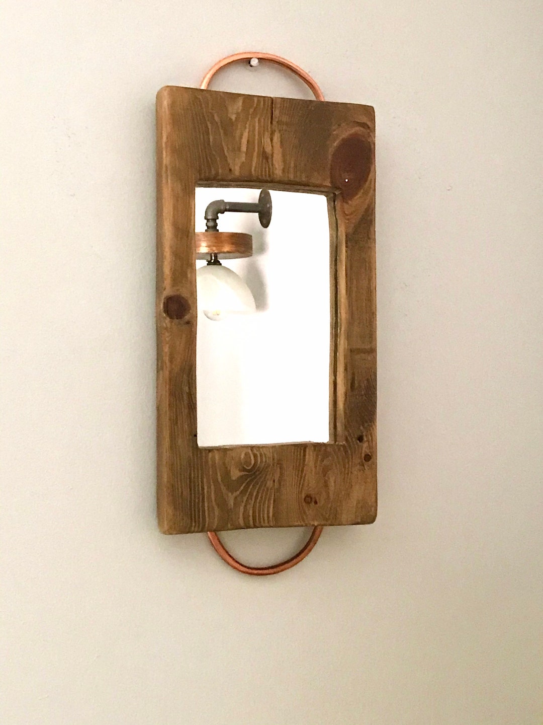 Hairdressers Back View Mirror Handmade Repurposed Timber - Etsy