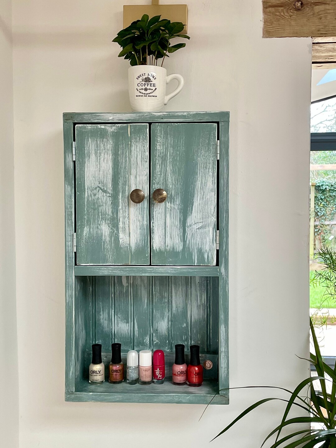 Handmade Cabinet, Wall Cabinet, Timber, Petite Country Style Cupboard ...