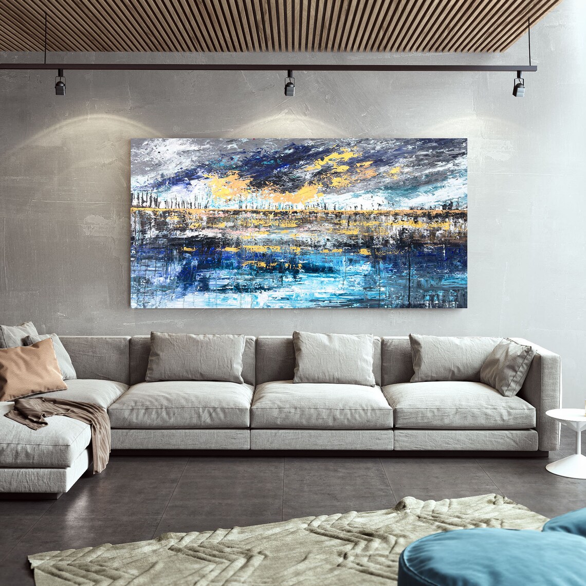 Original Paintings on Canvas Bedroom Wall Art Dorm Decor - Etsy