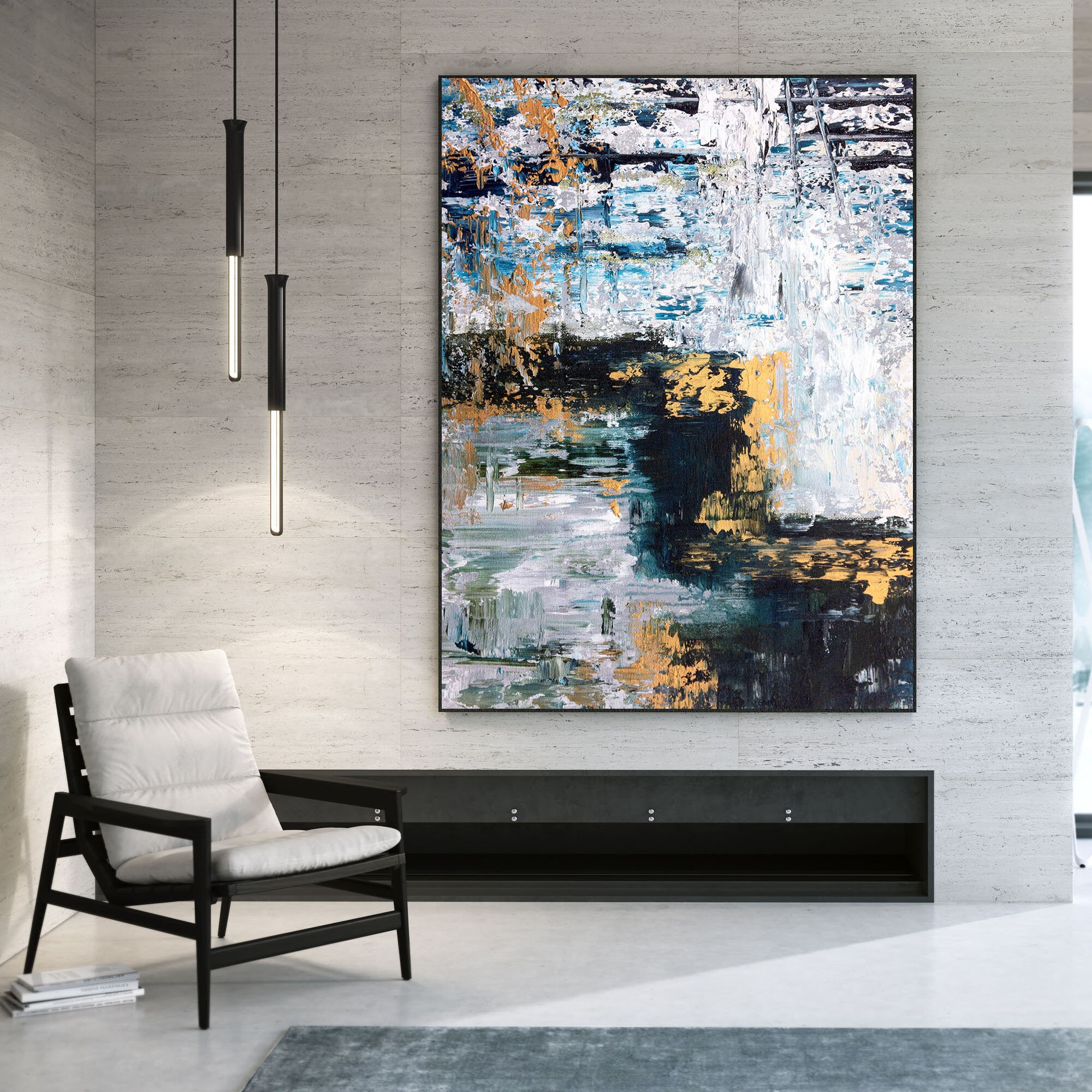 Modern Abstract Painting Home Decor Wall Art Original - Etsy