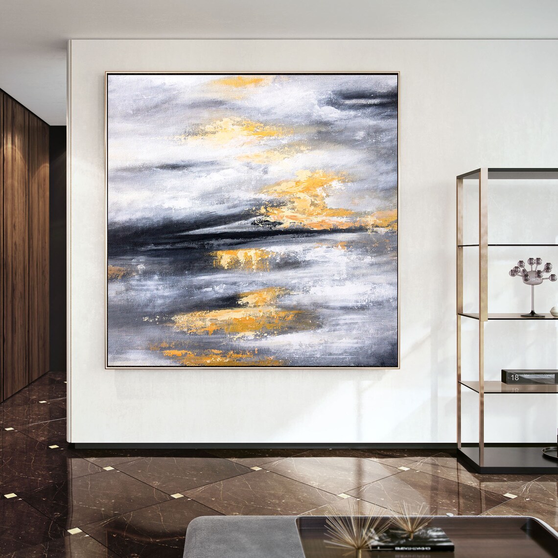 Handmade Abstract Painting-home Decor Wall Art, Abstract Canvas Art ...