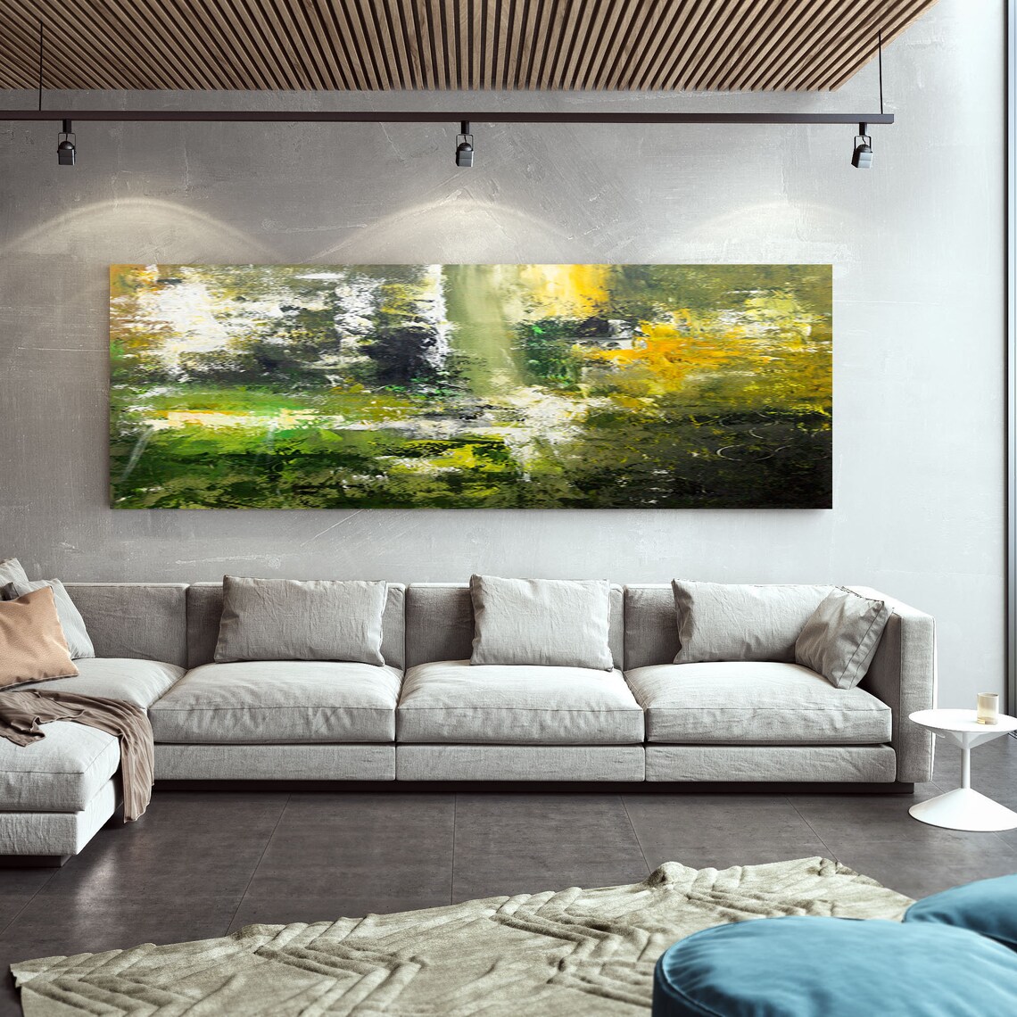 Modern Abstract Art Home Decor Oil And Acrylic Painting | Etsy