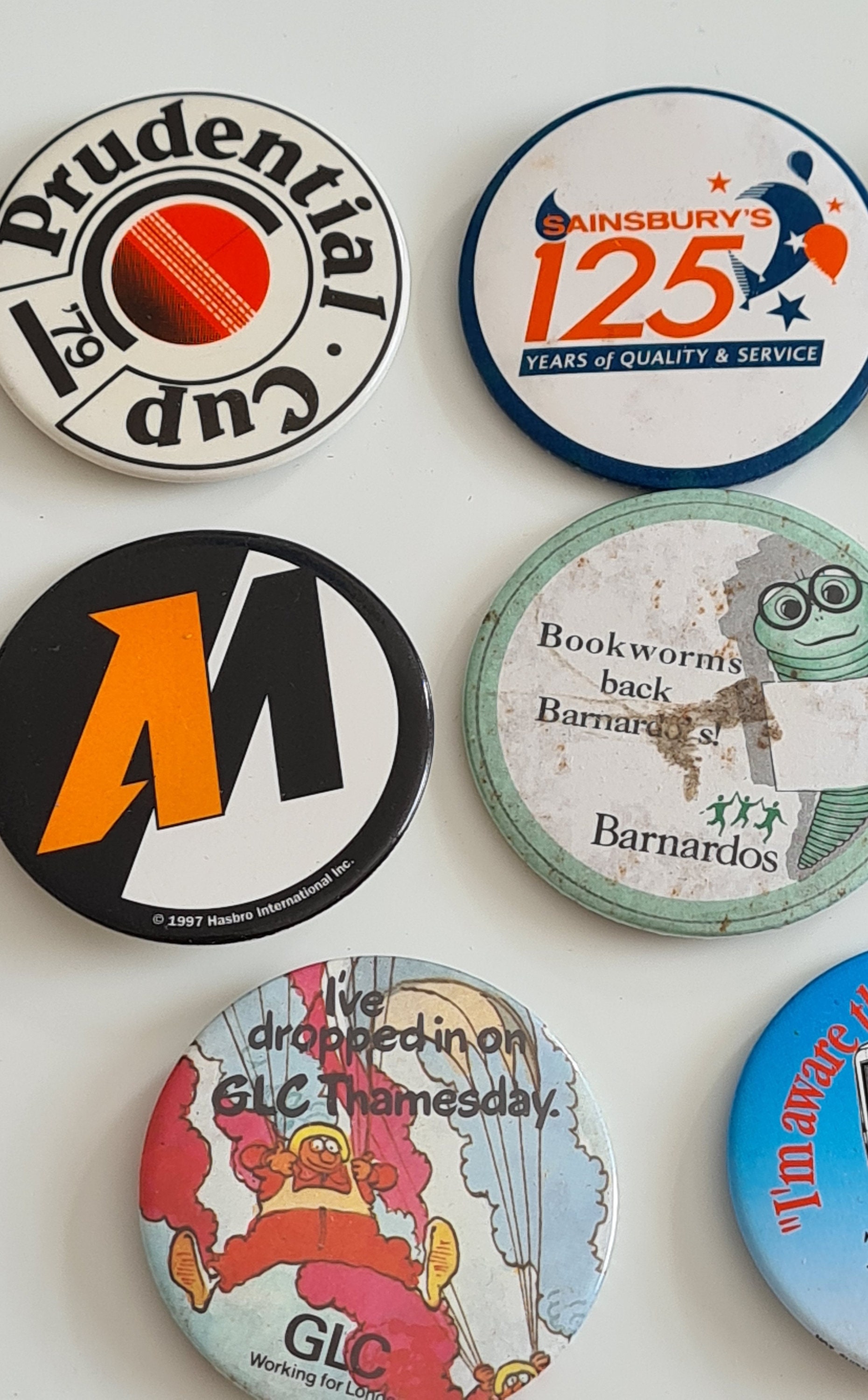 Vintage/retro Badges 60s 70s 80s 90s. Prudential Cup. - Etsy