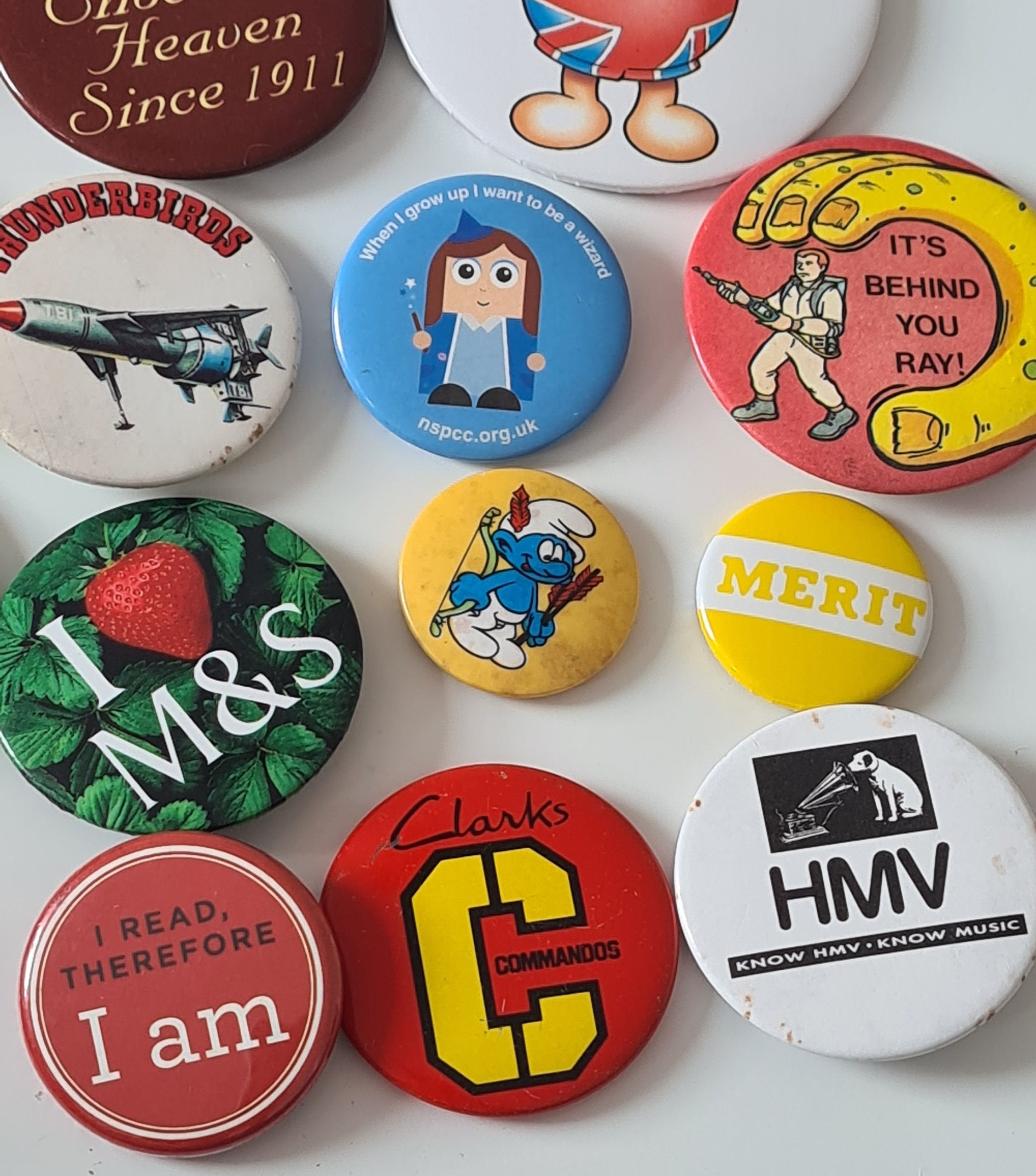 Vintage Badges 80's 90's. Retro Badges. Collectable. - Etsy UK