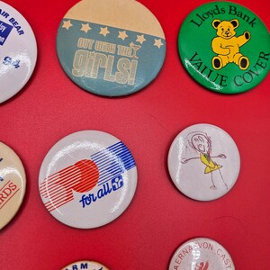 Vintage/retro Badges, 60's, 70's, 80's, 90's. Lord Nelson, Ice Cream ...