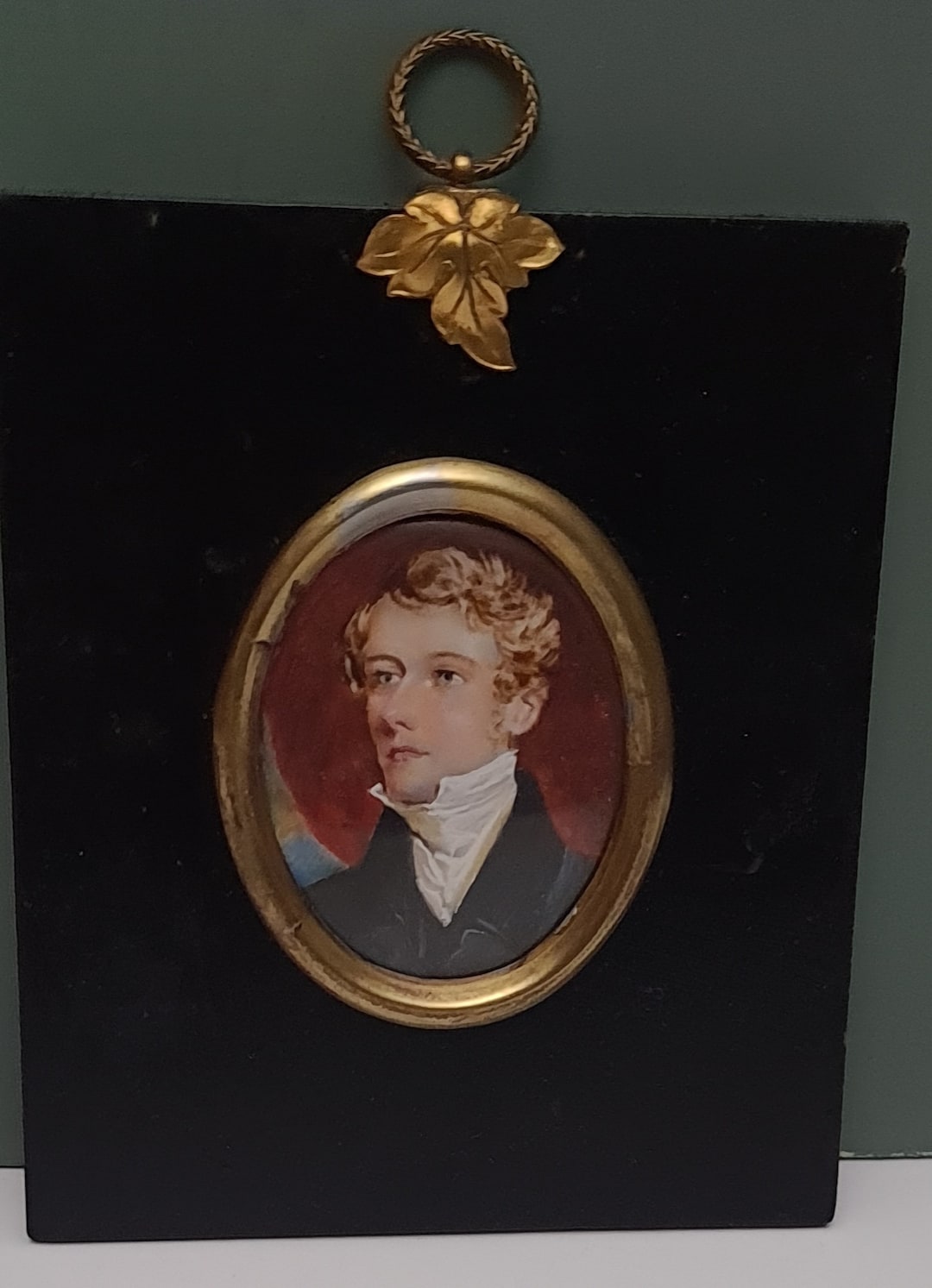 A Fine Georgian Portrait Miniature on Ivory of Sir Richard Digby Neave ...