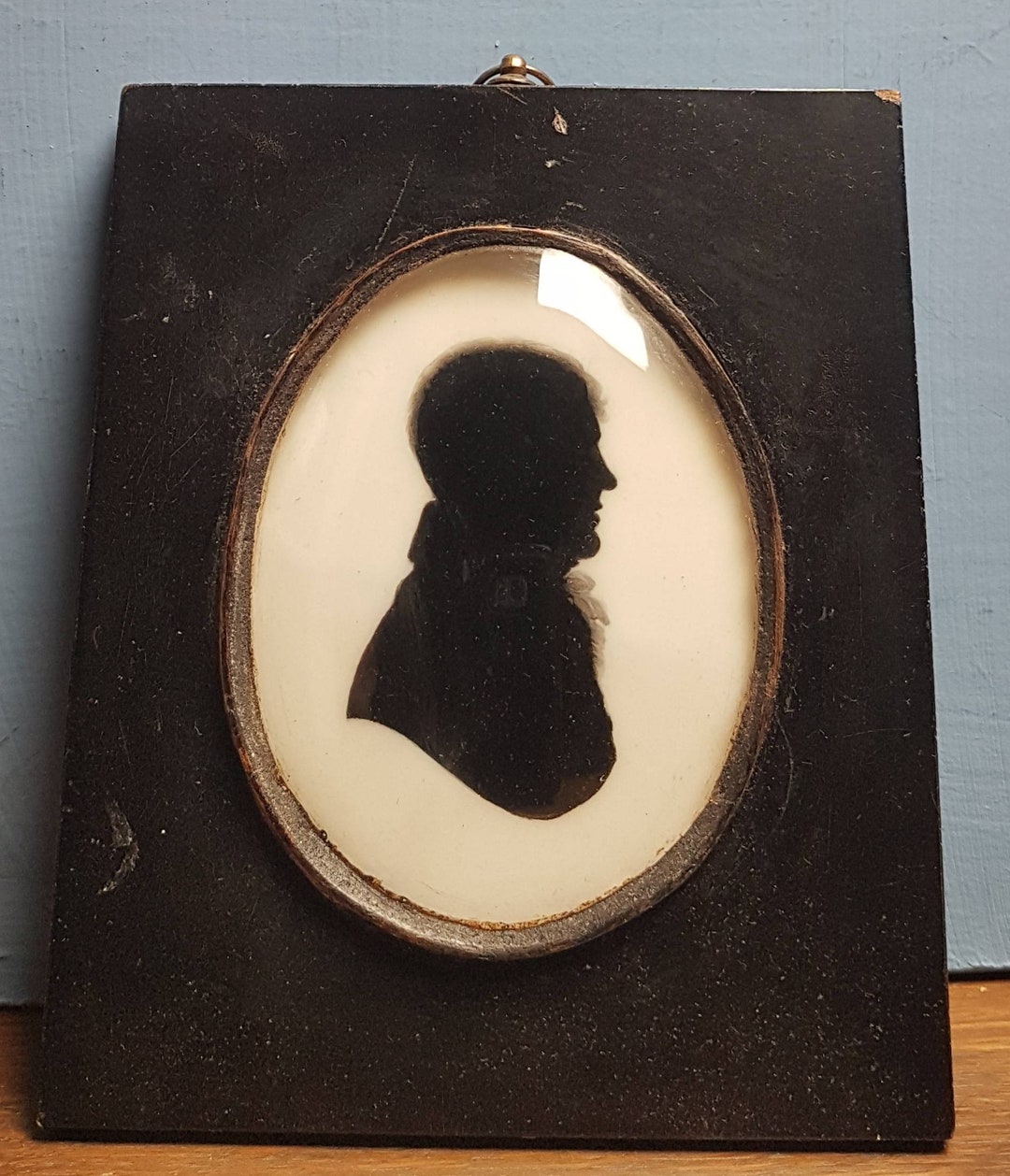 Rare Fine Antique Silhouette on Plaster of a Gent. Circa - Etsy UK