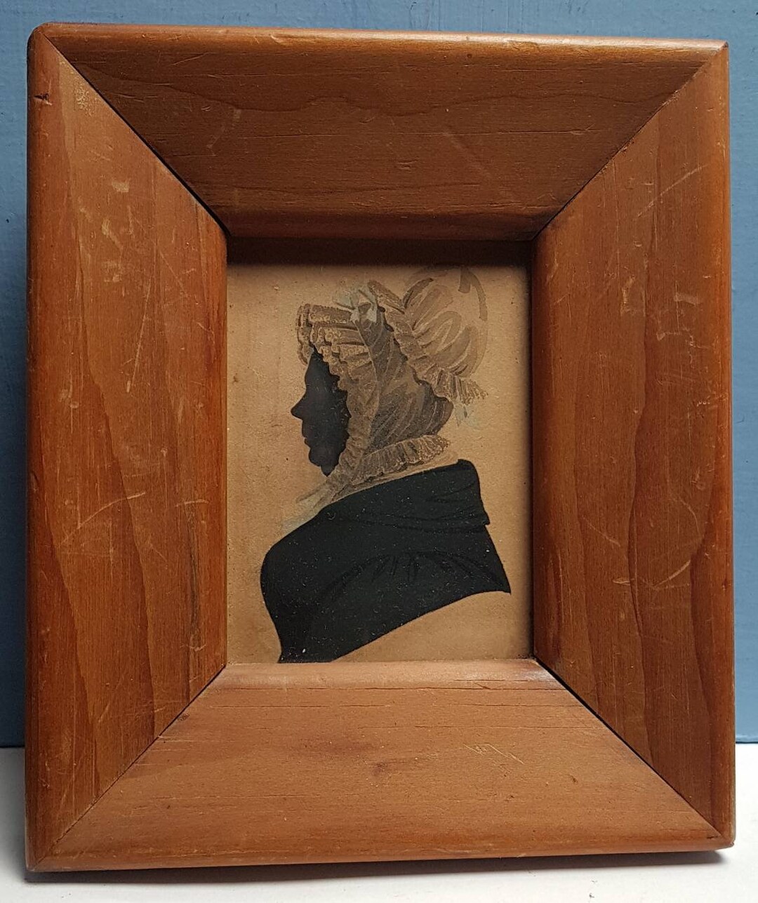 A Painted Silhouette of a Quaker Lady. Circa 1830's - Etsy