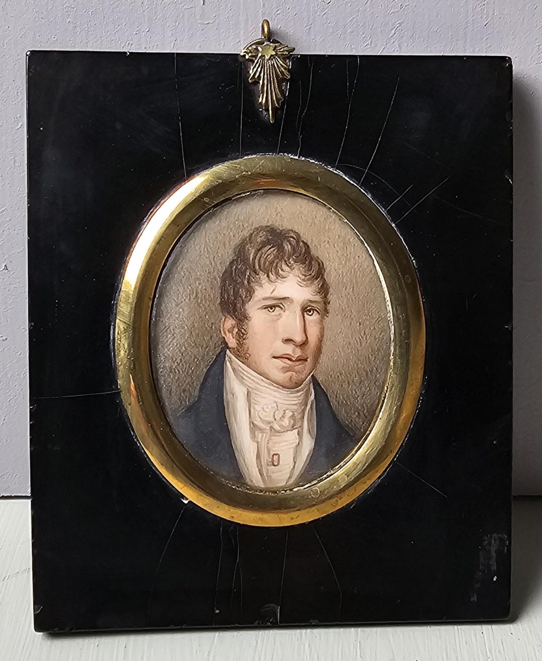 A Portrait Miniature on Ivory of a Gent.circa 1820's - Etsy