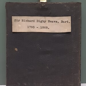 A Fine Georgian Portrait Miniature on Ivory of Sir Richard Digby Neave ...