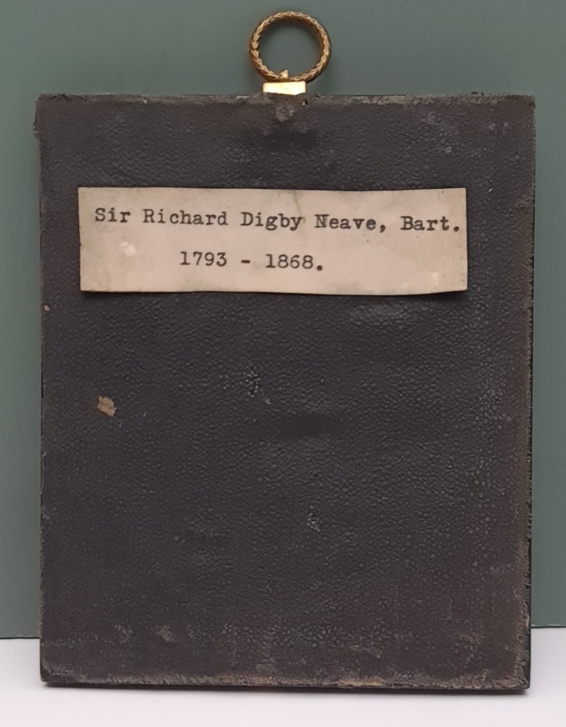 A Fine Georgian Portrait Miniature on Ivory of Sir Richard Digby Neave ...