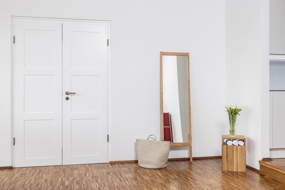 Mirror, Standing Mirror, Crystal Mirror INKE With Frame Made of Solid ...