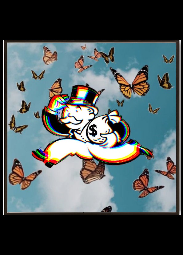 Monopoly Man Monopoly Wall Art Cartoon Digital Art Digital - Etsy