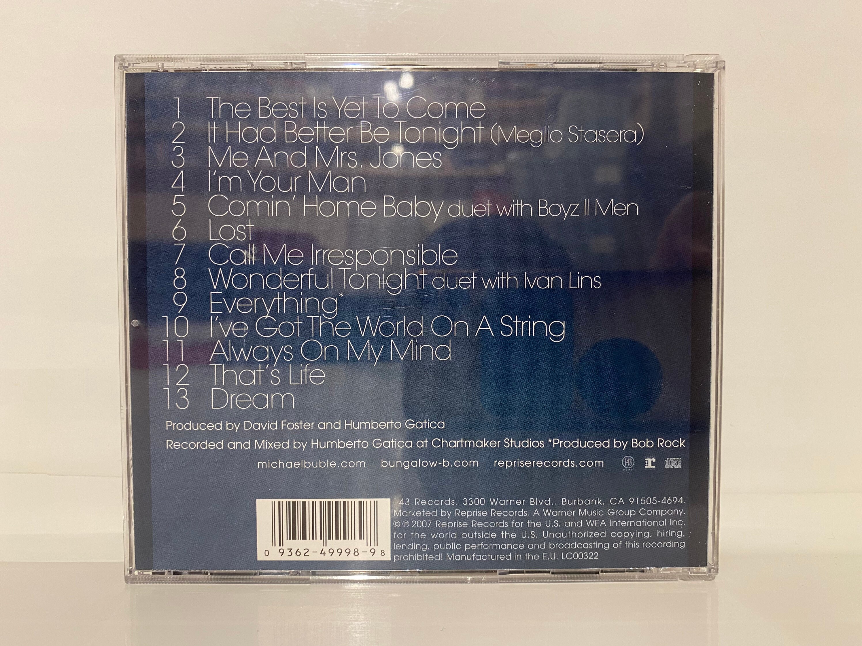 Michael Buble CD Collection Album Call Me Irresponsible Genre - Etsy España