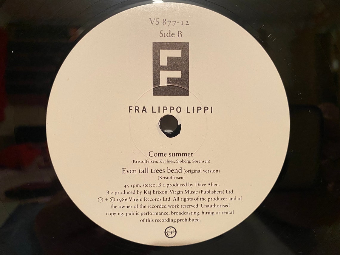 Fra Lippo Lippi Album Come Summer Genre Electronic Pop Vinyl - Etsy