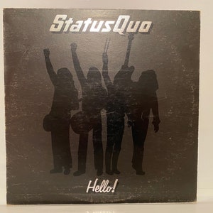Status Quo Album Hello Genre Rock Vinyl LP 12 Record Vintage | Etsy