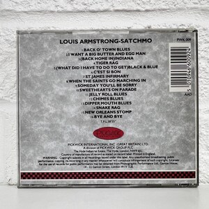 Louis Armstrong CD Collection Album Satchmo Genre Jazz Gift Vintage ...