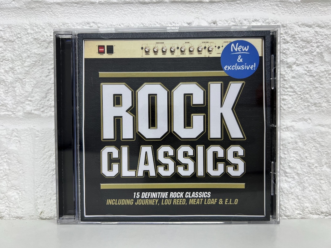 Rock Classics CD Collection Album Genre Rock Gift Vintage Music Journey ...