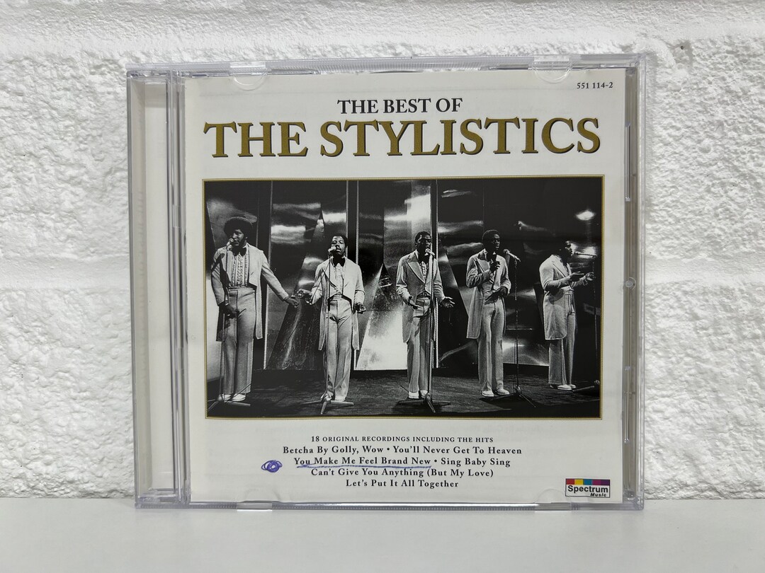 The Best of the Stylistics CD Collection Album Genre Funk Soul Gifts Vintage Music American ...