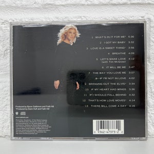 Faith Hill CD Collection Album Breathe Genre Rock Pop Folk Country ...