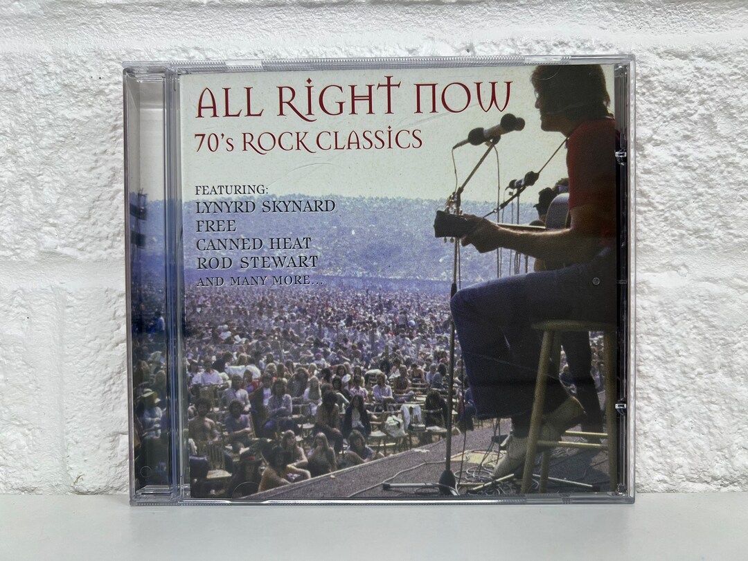 All Right Now CD Collection Album 70s Rock Classics Genre Rock Gift ...