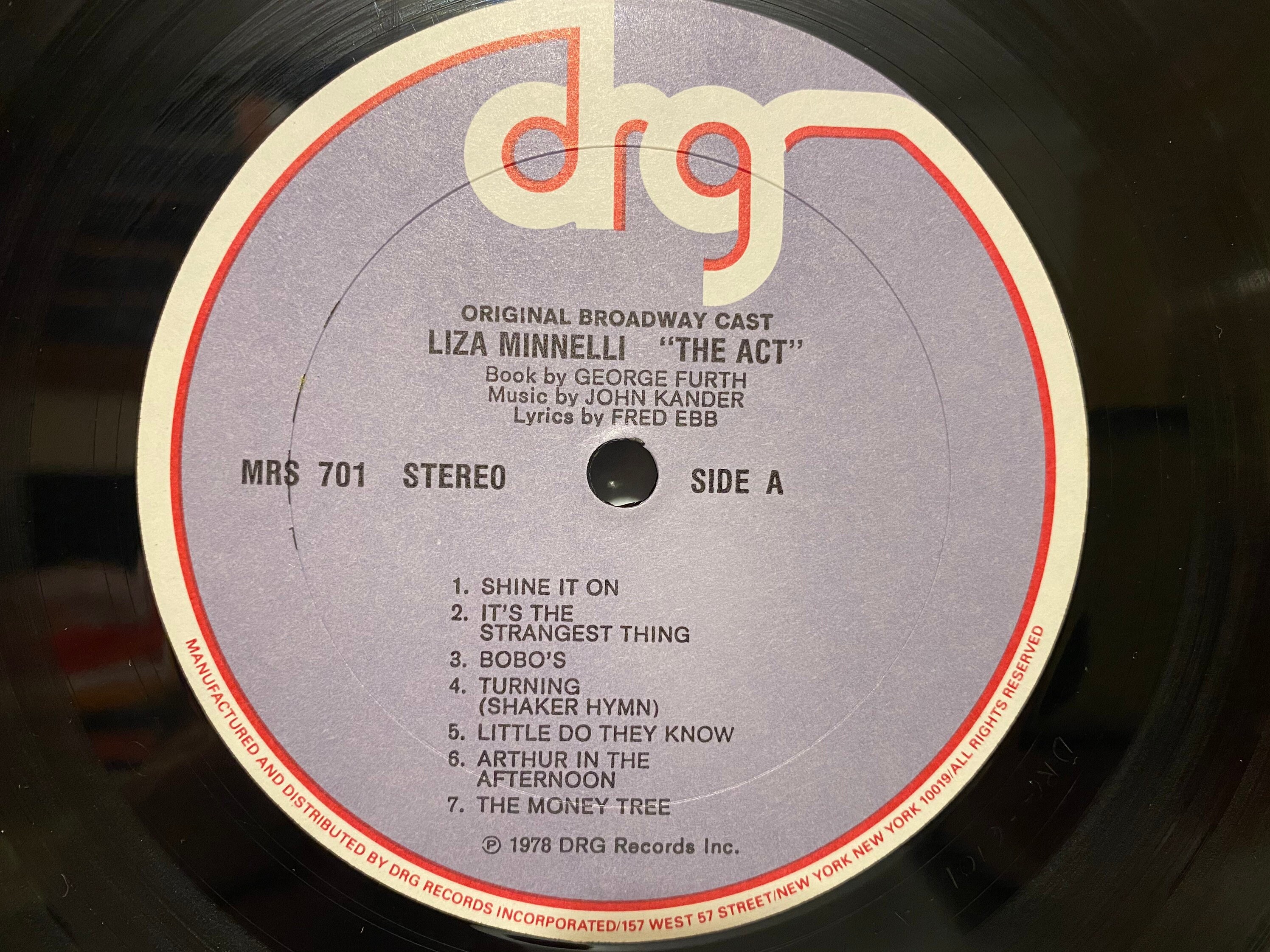 Liza Minnelli The Act Género Musical Stage Screen Vinilo LP - Etsy España