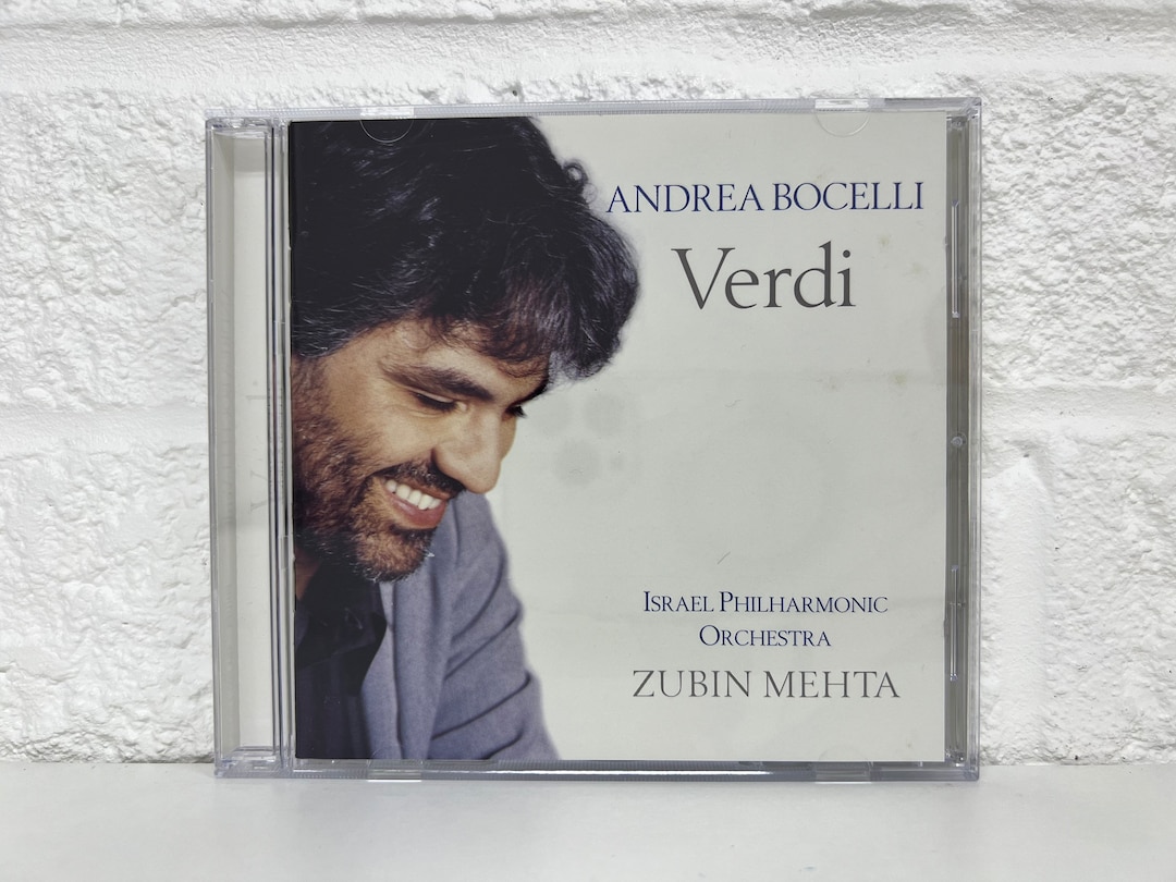 Andrea Bocelli CD Collection Album Verdi Israel Philharmonic Orchestra ...