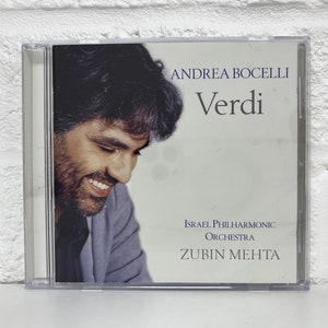 Andrea Bocelli CD Collection Album Verdi Israel Philharmonic Orchestra ...