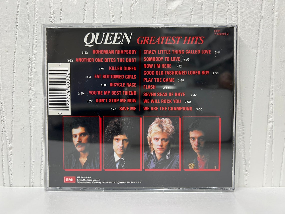 Queen CD Collection Album Greatest Hits Genre Rock Gifts - Etsy