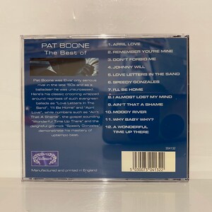 The Best of Pat Boone CD Collection Album 12 Clean Cut - Etsy