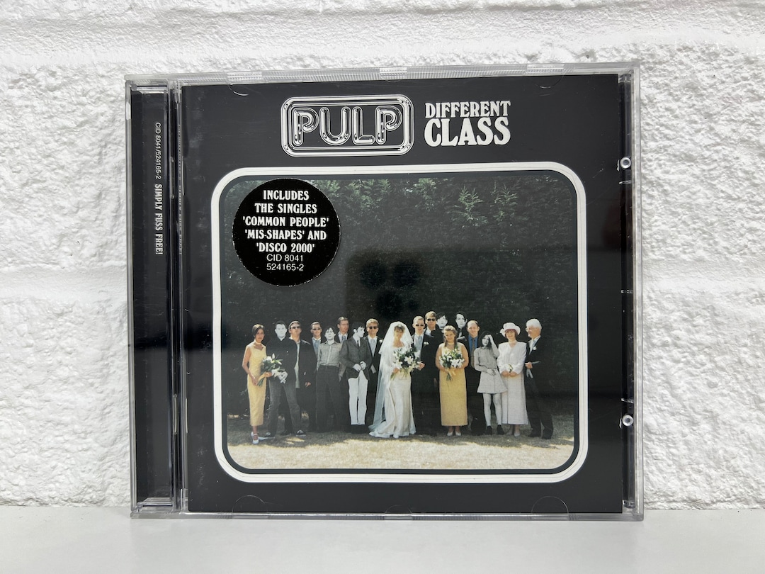 Pulp CD Collection Album Different Class Genre Rock Pop Gift Vintage ...