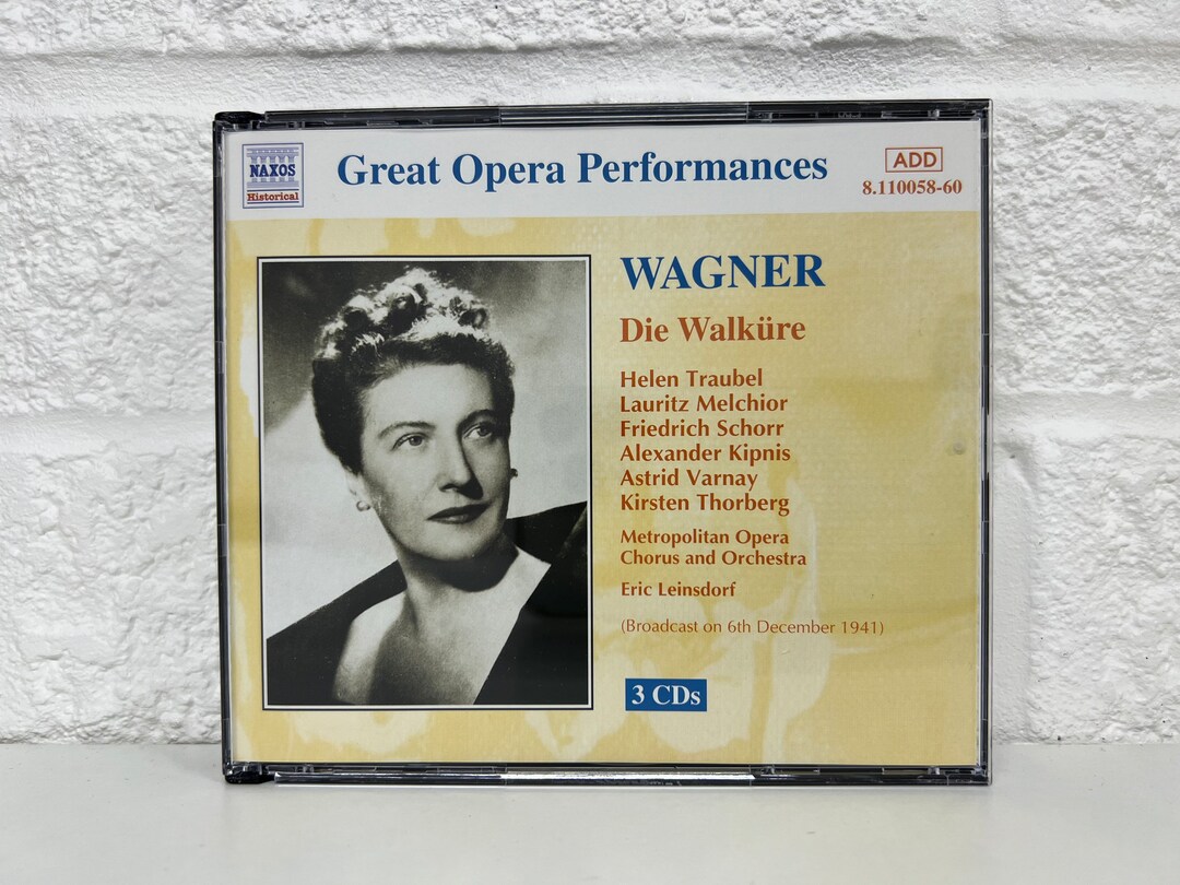 Richard Wagner CD Collection Box Set of 3 Cds Album Die Walkure Genre ...