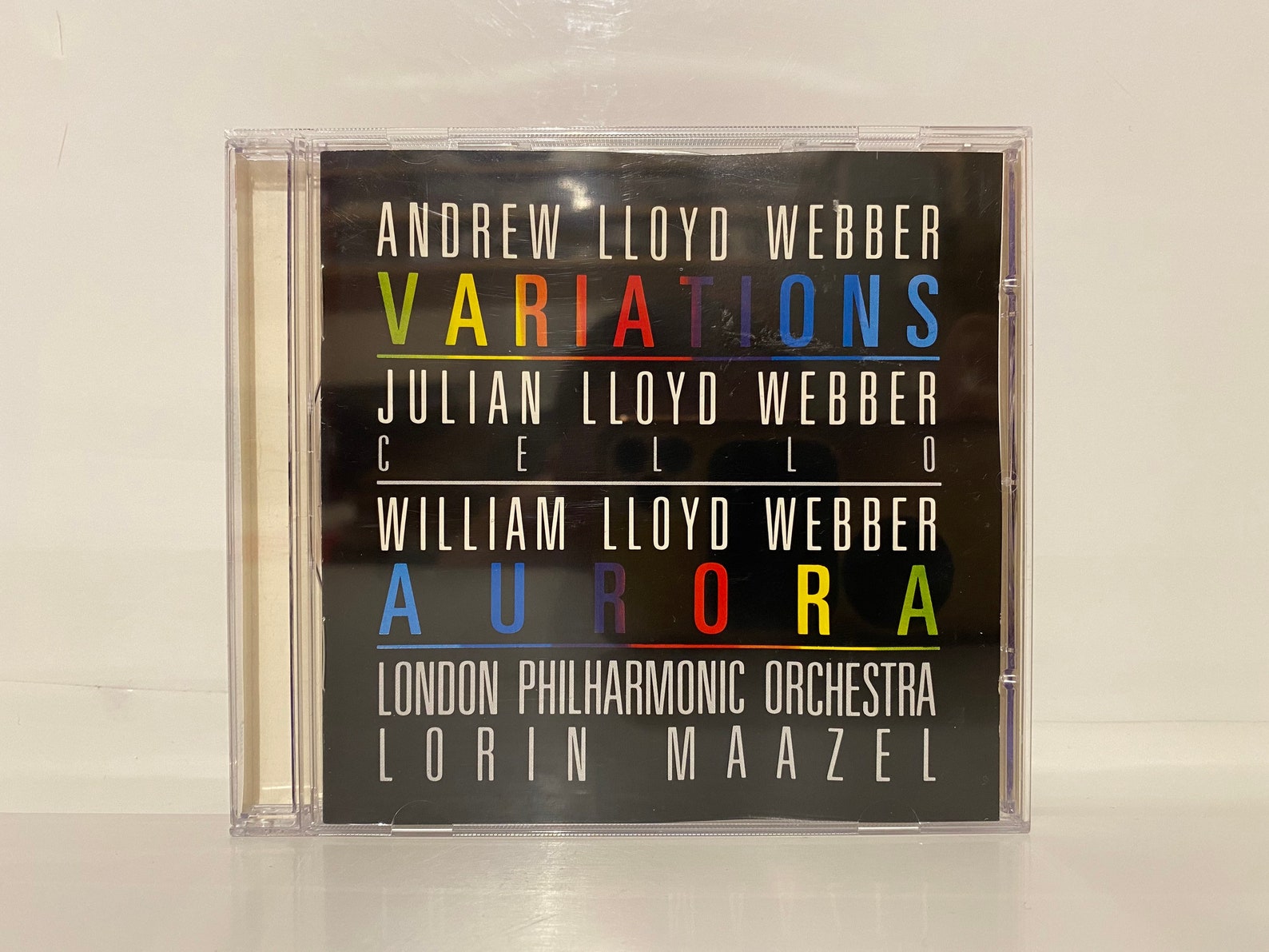 Andrew Lloyd Webber Variations Julian Cello William Aurora Musicals CD ...