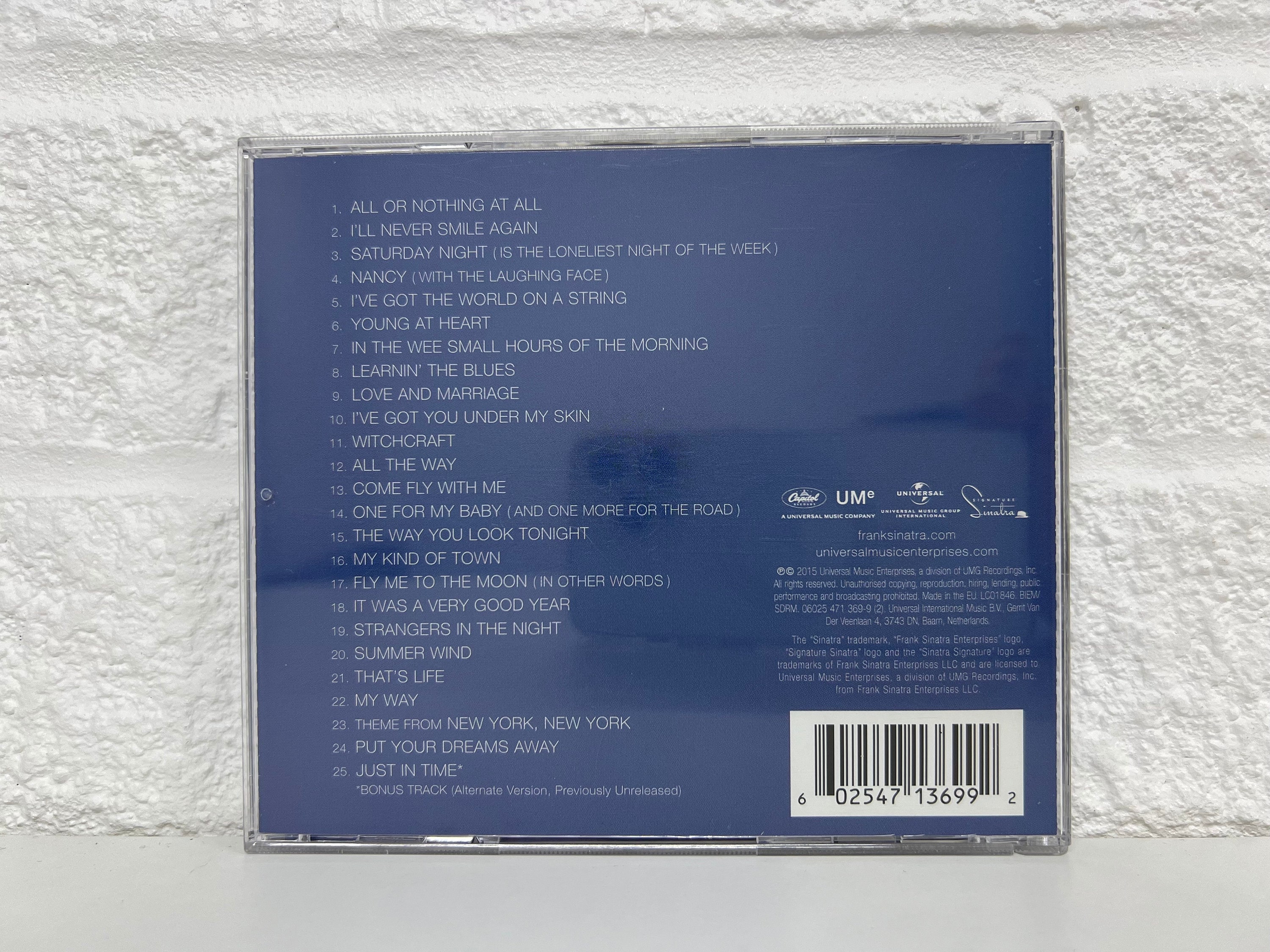 Frank Sinatra CD Collection Album Ultimate Sinatra Genre Jazz Pop Gifts ...