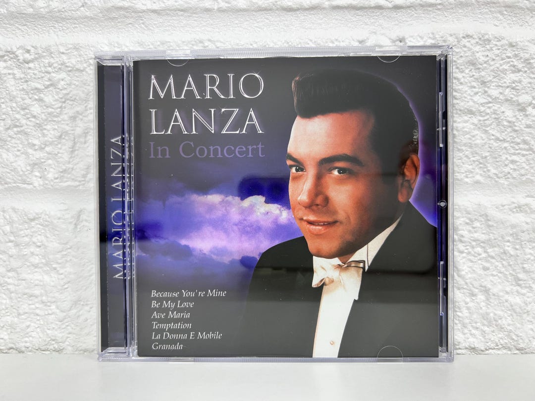 Mario Lanza CD Collection Album in Concert Genre Pop Classical Gift ...