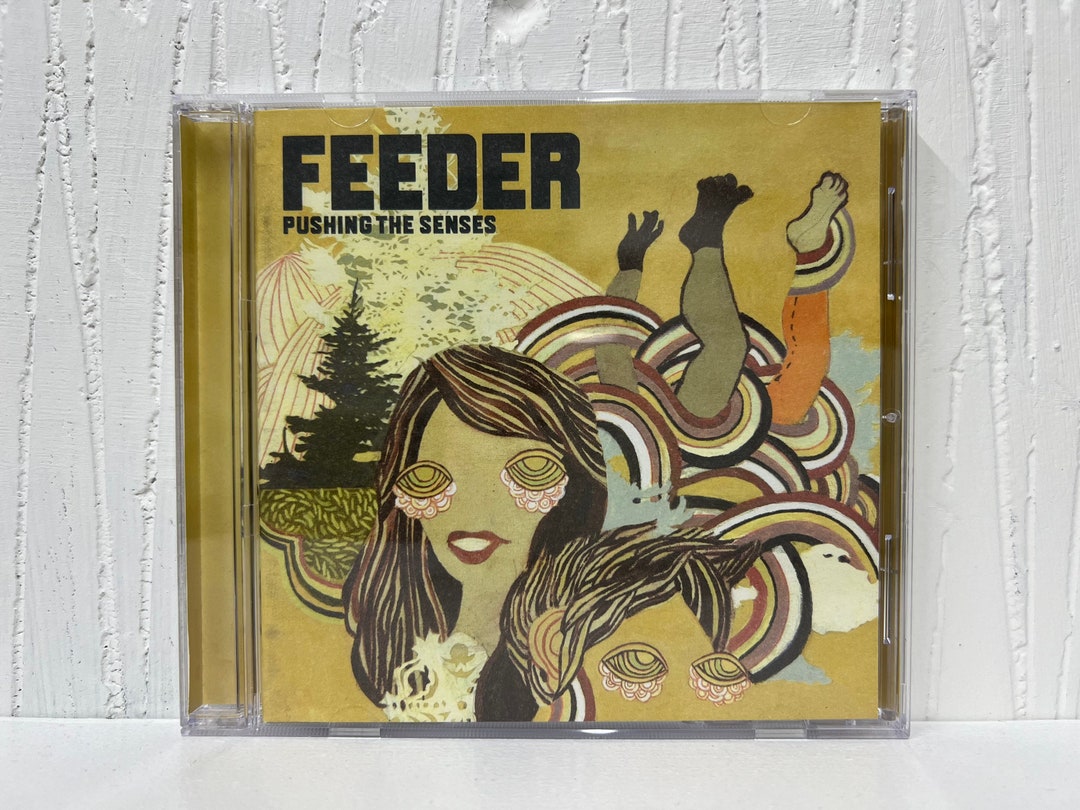 Feeder CD Collection Album Pushing the Senses Genre Rock Gifts Vintage ...