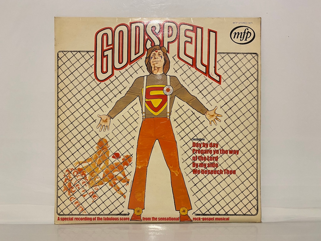 Godspell Vinyl 12” LP Record Collection Album Genre Rock Pop Stage ...