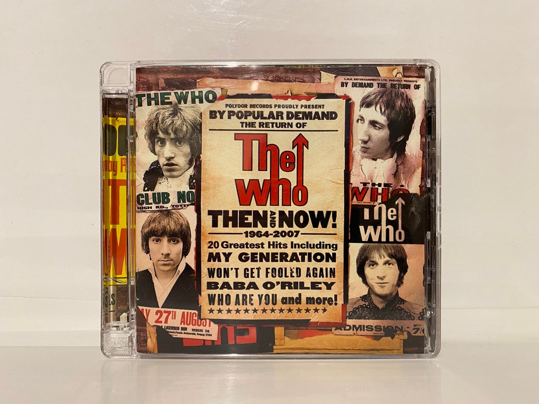 The Who CD Collection Album Then and Now 1964 2007 Genre - Etsy