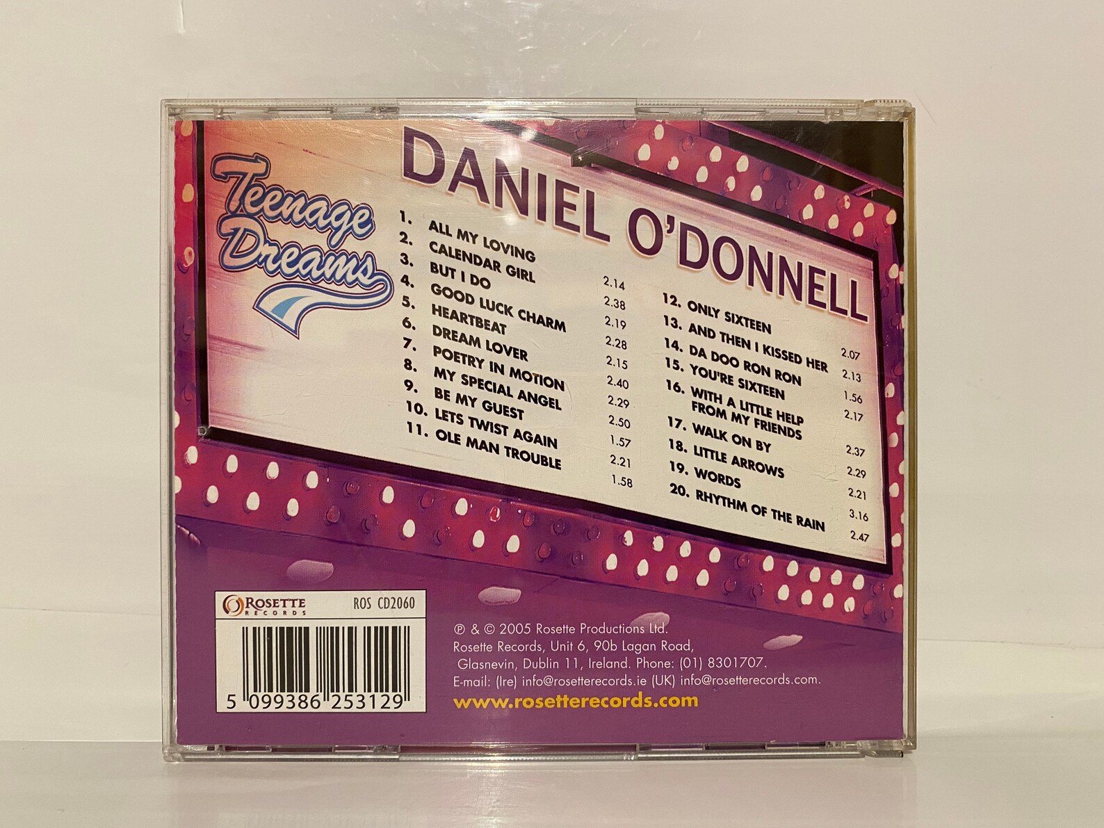 CD Daniel ODonnell Collection Album Teenage Dreams Great Rock | Etsy