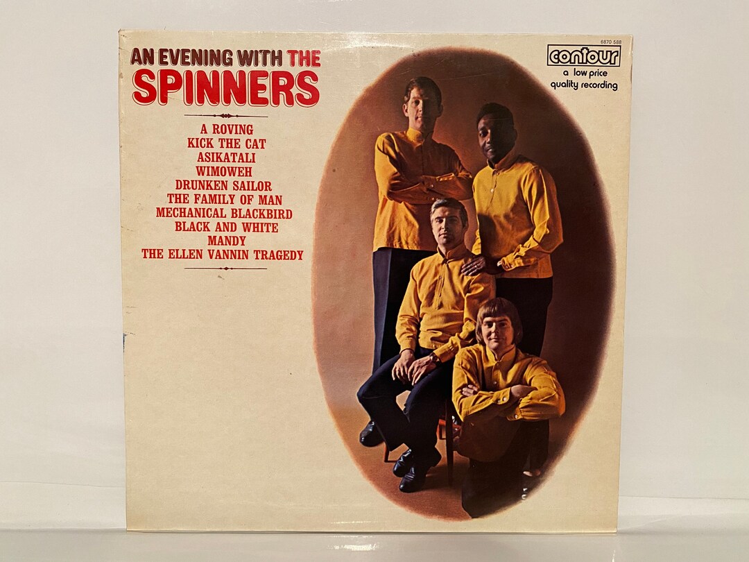 An Evening With the Spinners Album Genre Folk Country Vinyl LP 12 ...