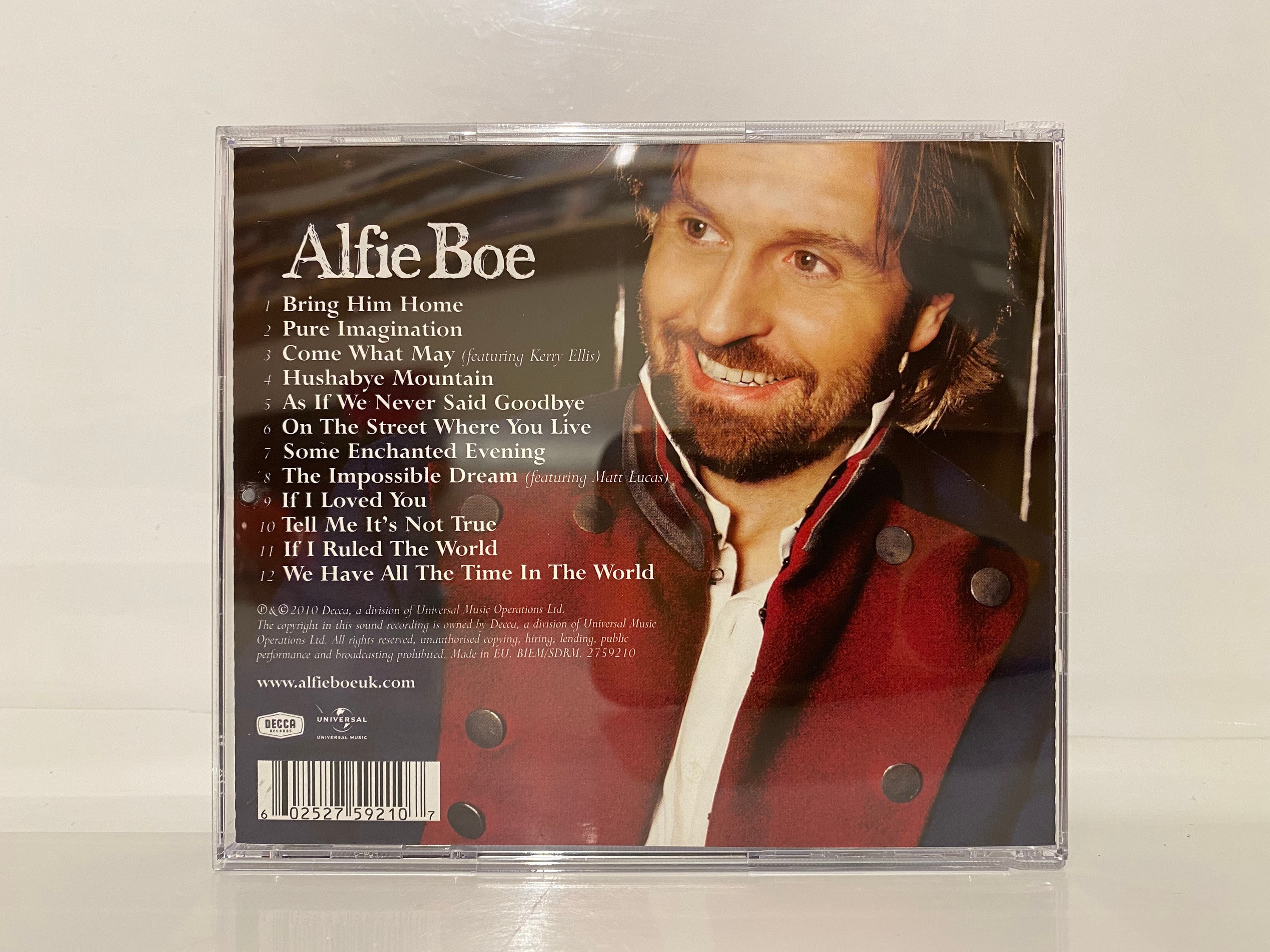 Alfie Boe CD Collection Album Bring Him Home Genre Pop - Etsy UK