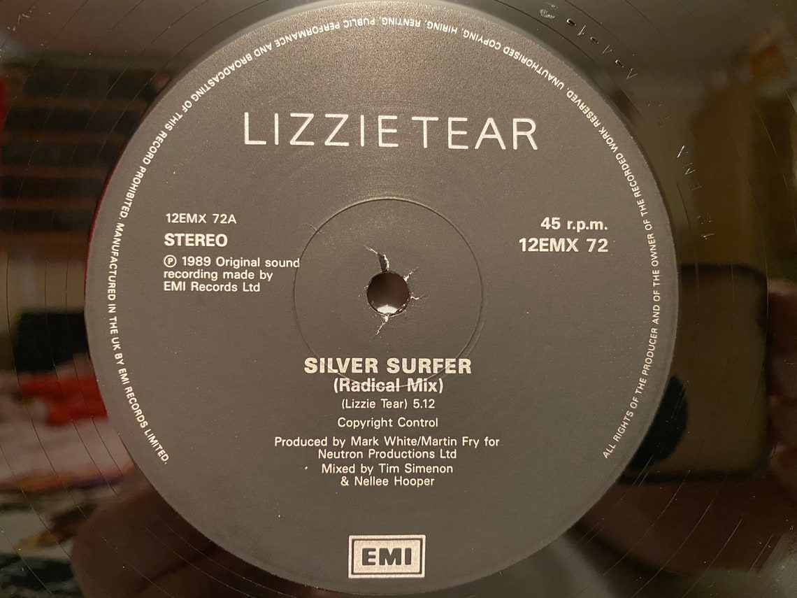 Lizzie Tear Album Silver Surfer Remix Género Electronic Pop - Etsy España