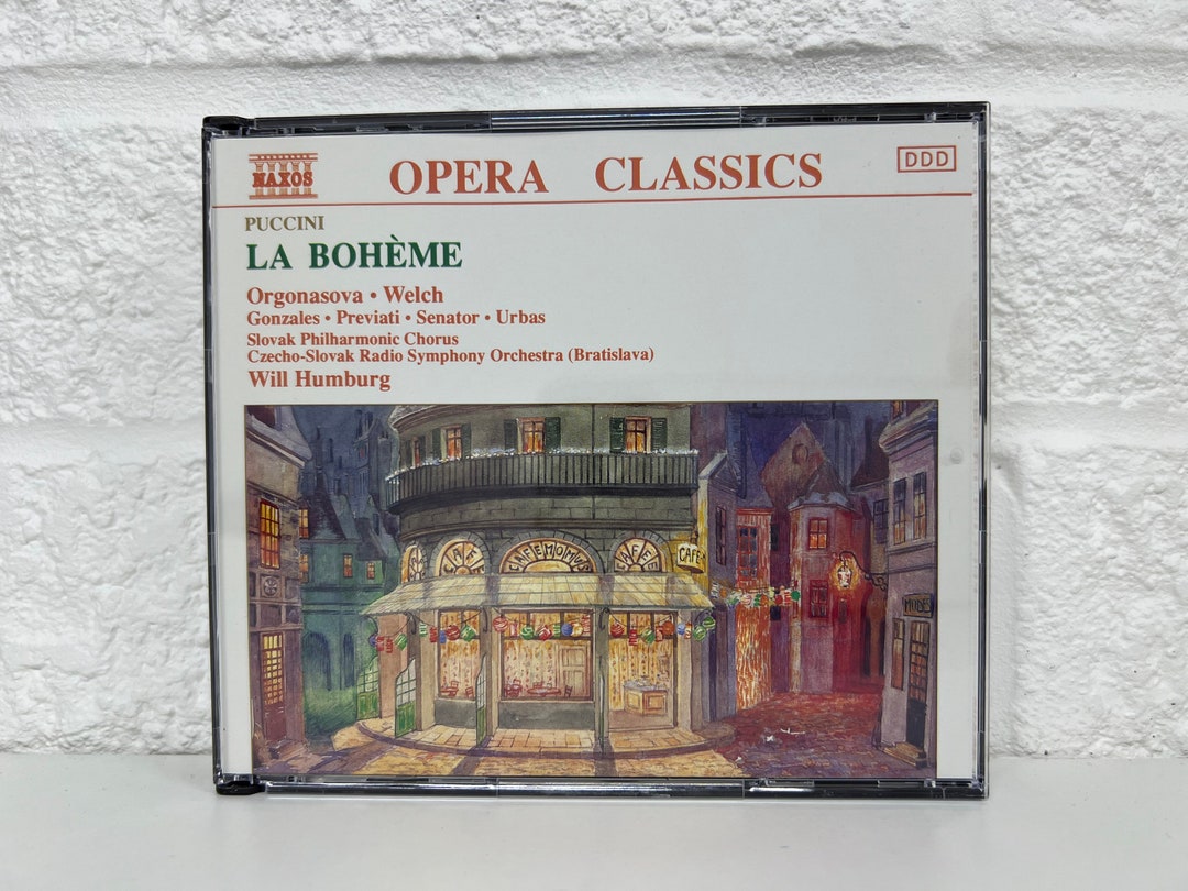 Giacomo Puccini CD Collection Box Set of 2 Cds Album La Boheme Genre ...