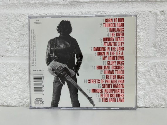 Bruce Springsteen Greatest Hits Album Cover